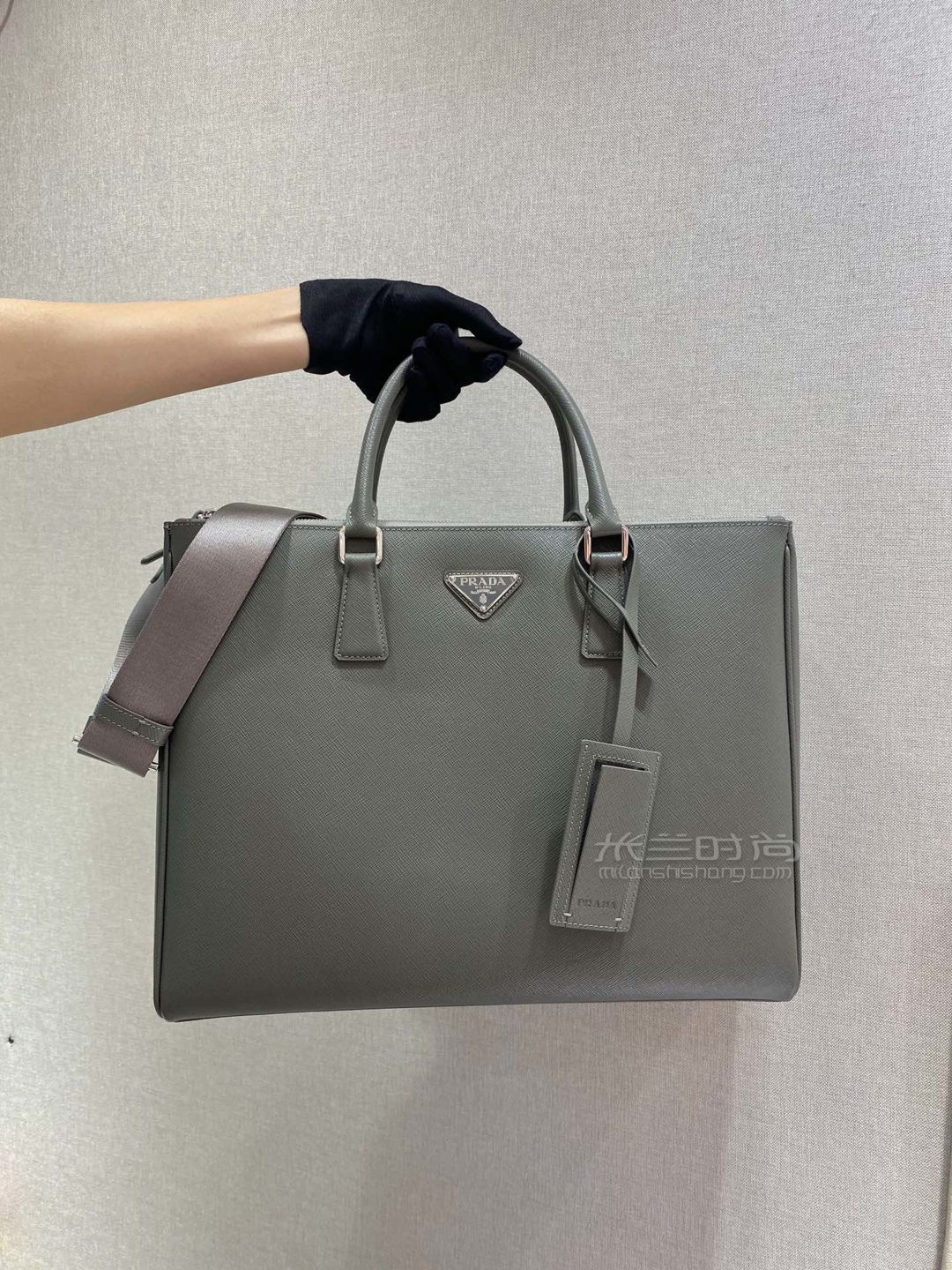 普拉达Prada 2VG061 男士杀手包新款款皮革托特包,图片,价格_米兰时尚包包网