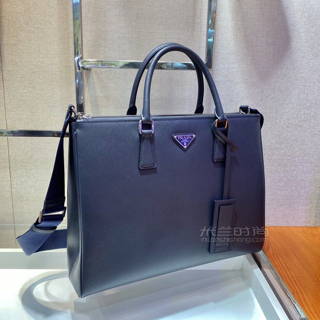 普拉达Prada 2VG061男士杀手包新款款皮革托特包,图片,尺寸_米兰时尚包包网